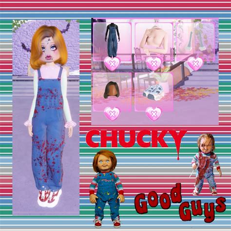 Female Chucky Outfit In Dress To Impress Chucky Dress Chucky Outfit
