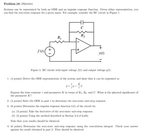 Solved Problem 18 20points Systems Can Be Represented By