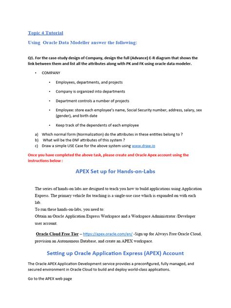 Topic 4 Normalization And Erd Pdf Cloud Computing Password