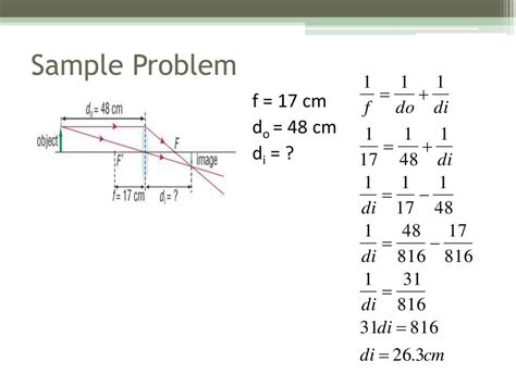 Ppt The Thin Lens Equation Powerpoint Presentation Free Download Id 2493409