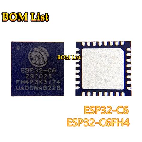 Esp32 C6 Esp32 C6fh4 Chip Esp32 C6 Series Soc Esp32 C6fh4 Espressif