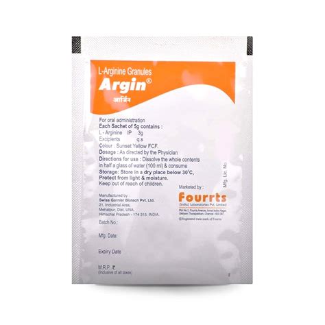 Buy Argin Sachets Orange 5gm Online