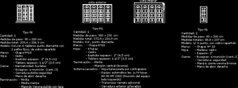 Technical Specifications Of Openings Dwg Block For Autocad • Designs Cad