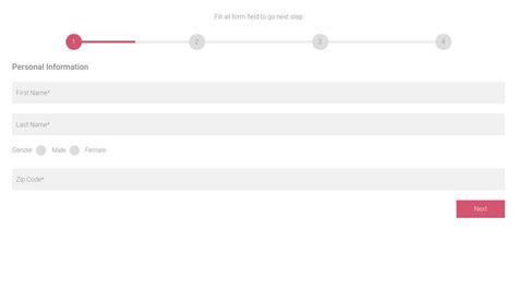 Form Wizard With Validation