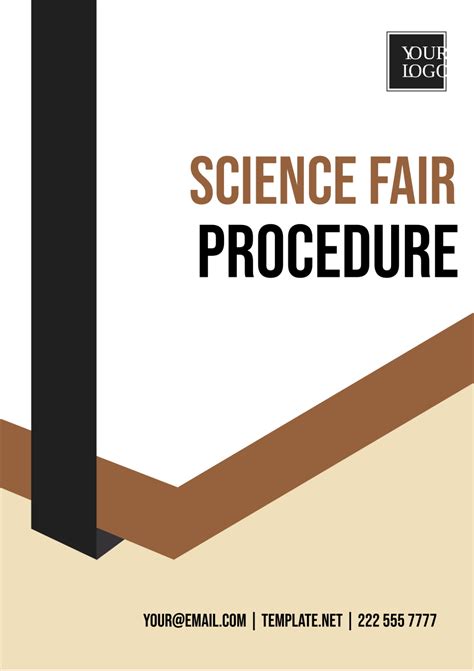 Free Science Fair Procedure Template To Edit Online
