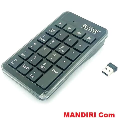 Jual MTech Wireless Numpad Numeric Keyboard Numerik Keypad Shopee Indonesia