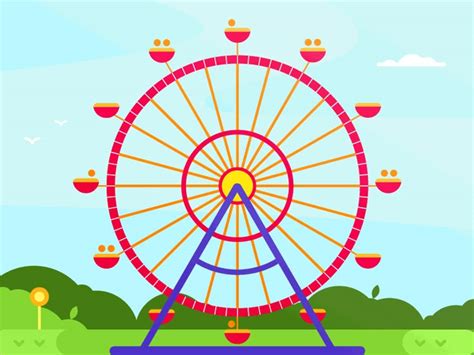 Ferris Wheel Animation By Cgdesign
