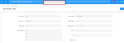 The Bank Setups To Be Use For Employee Maintenance Qne Software