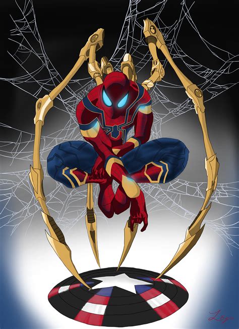 Remade The Mcu Iron Spider In An Og Iron Spider Pose Spiderman