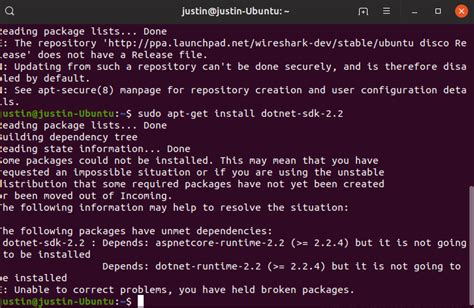 Can T Install Dot Net Core On Ubuntu Issue Dotnet Core Github
