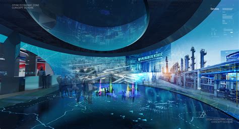 Economic Development Zone Exhibition Hall Behance