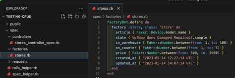 configuración y pruebas crud al controlador con rspec en ruby on rails