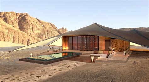 Decmyk Aw2 Designs Bedouin Informed Tent Resort In Saudi Arabias