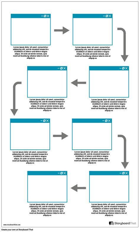 User Flow Wireframe 3 Storyboard Par De Examples