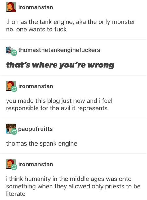 Thomas The Wank Engine 😫 Rcuratedtumblr