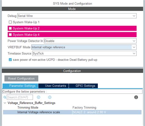 Solved Vref Internal Voltage Reference G431 Series Stmicroelectronics Community