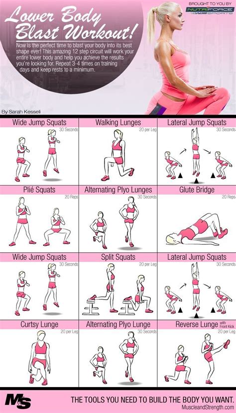 Intense Lower Body Blast Circuit Workout Circuito De Entrenamiento