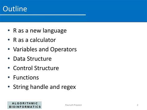 Introduction R Programming Ppt