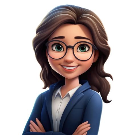 Premium Ai Image Elementary School Teacher Digital Avatar Generative Ai