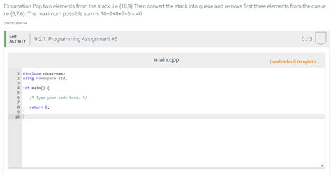Solved Stacks And Queues You Are Given A Stack Of N Integers