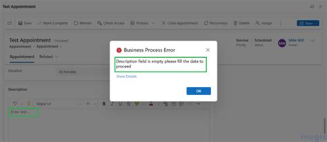 empty rich text fields validation using regular expression in dynamics