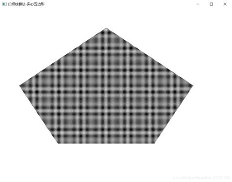使用opengl，利用多边形填充的扫描线算法画出实心五边形opengl用扫描线填充算法画五角星多边形 Csdn博客
