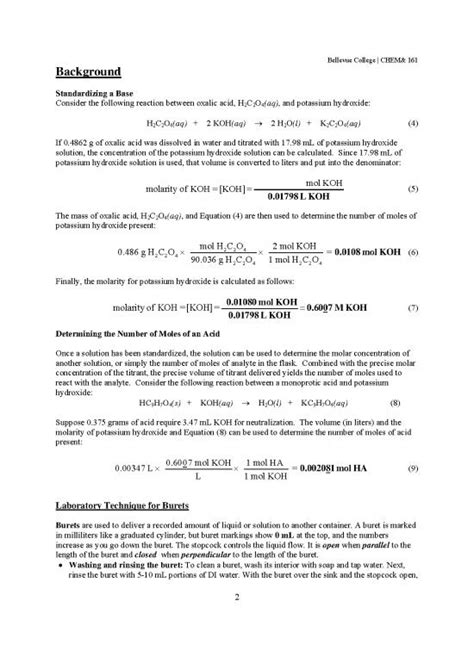 Aspirin Tablets Titration