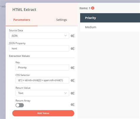 Htmlextract How To Do Css Selector To Get Row1 And Highlighted Row X