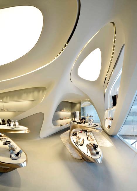 Zaha Hadids Boutique For Stuart Weitzman Opens In Hong Kong