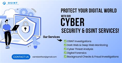 Cybersecurity Osint Darkwebmonitoring Digitalforensics Staysafeonline Private Investigate