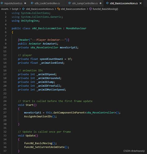 Unity3d Arpg C Scripting 學習筆記 1 （ 基本移动 攀爬动作 ）unity攀爬defreestijl的博客