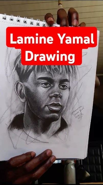 Lamine Yamal Realistic Drawing Artreveal Drawing Shorts Viral
