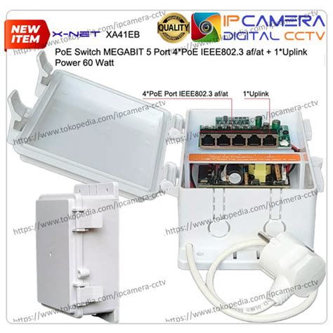 Jual Poe Switch 4 Port 1 Uplink 10 100 Smart Poe For Cctv Wifi Router Ip Phone Dll Kab