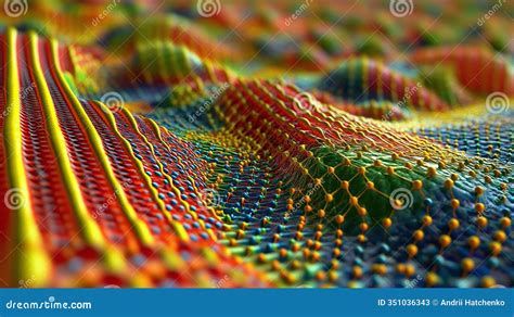 Molecular Binding Visualization Creating Geometric Arrangements Featuring Atomic Scale Pattern