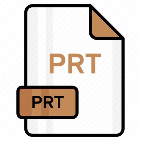 Prt File Format Page Document Sheet Paper Icon Download On Iconfinder