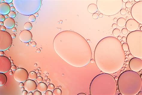 물에 떠있는 오일 드롭의 다채로운 예술 추상 파스텔 버블 배경 0명에 대한 스톡 사진 및 기타 이미지 0명 구 기름기 있는 Istock