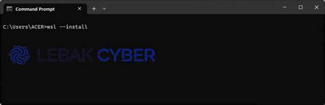 Cara Install Wsl Di Windows Lebak Cyber