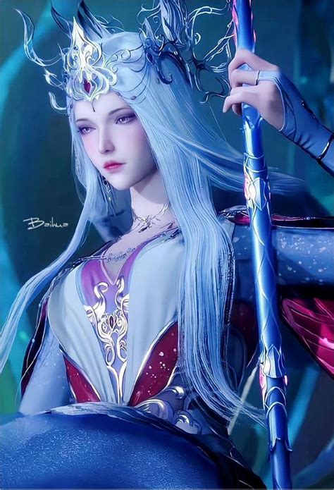 Bo Saixi Anime Gadis Cantik Gadis Gadis Fantasi