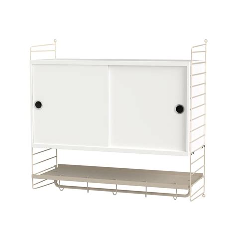 Köp Stringhylla Sovrum Vit And Beige Kombination F Från String