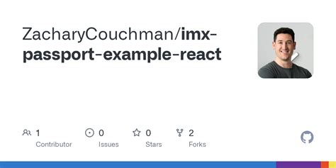 Github Zacharycouchman Imx Passport Example React