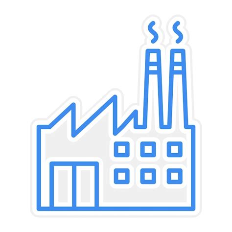 Premium Vector Factory Vector Illustration