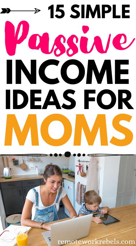 Passive Income Ideas For Moms Artofit