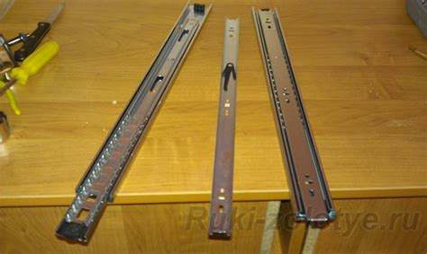 Как разобрать шариковые направляющие