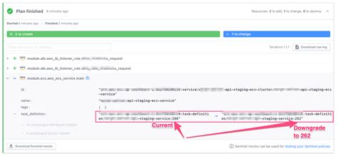fix the wrong task definition version · issue 119 · nimblehq