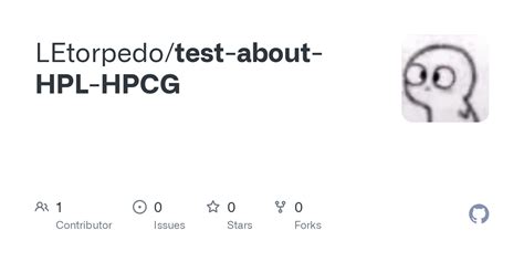 Github Letorpedotest About Hpl Hpcg