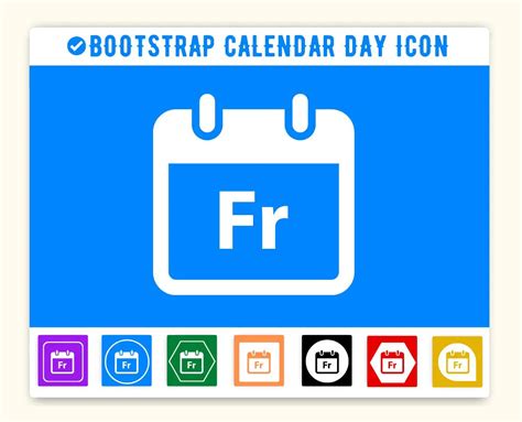 bootstrap calendar day icon bi bi calendar day icon code css html color button