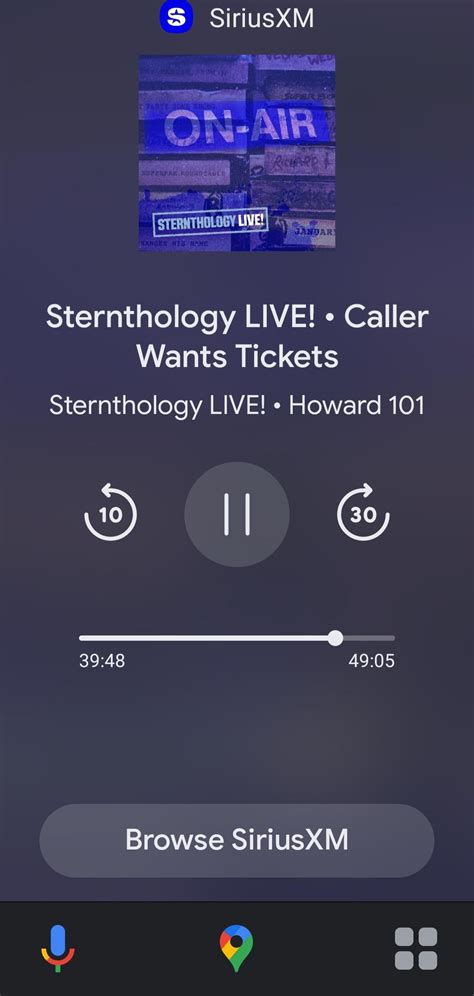 Sirius Xm App Skipping Forwardback Using Android Auto Rhowardstern