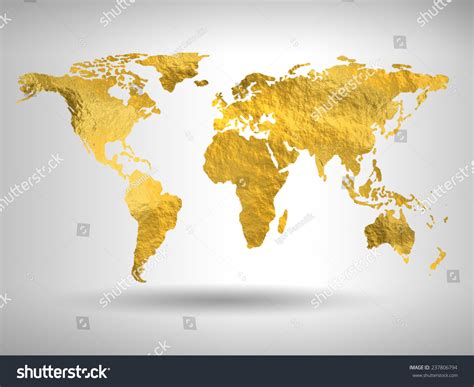 36228 World Map Gold 图片、库存照片和矢量图 Shutterstock