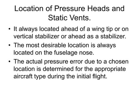 Pitot Static System Of Aircraft Instrumentation System Ppt Chemistry Science