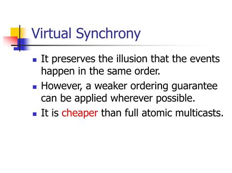 Ppt Exploiting Virtual Synchrony In Distributed Systems Powerpoint Presentation Id316389
